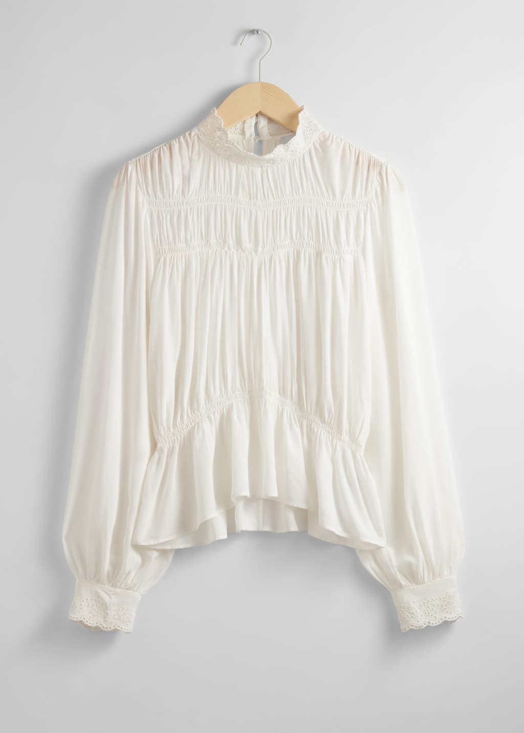 Smocked blouse store