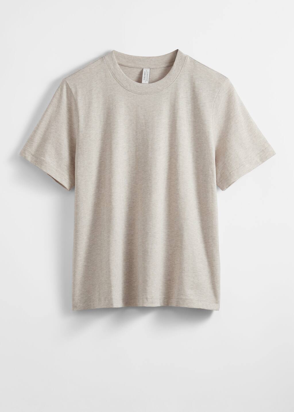 Crewneck T-Shirt - Beige - & Other Stories