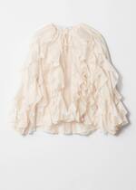 Cascading Ruffle Blouse - Cream - & Other Stories